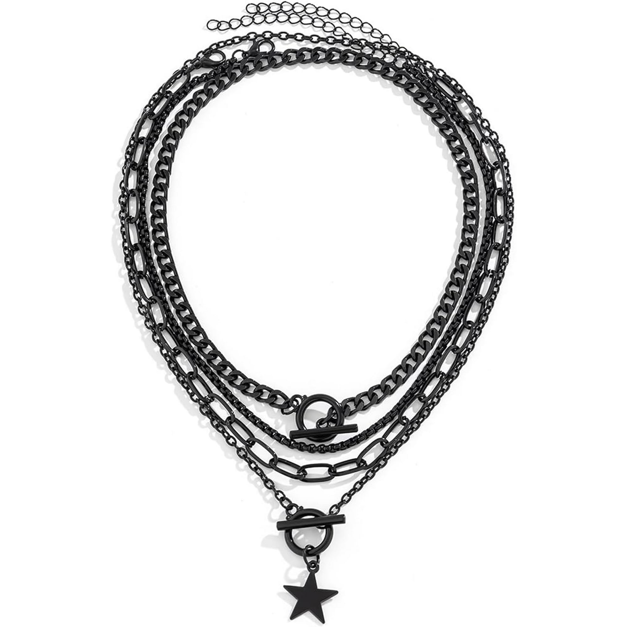 Click here for Hahdaxia 4pcs Layered Snake Chain Necklaces For Wo... prices