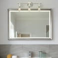 Better Homes & Gardens Modern 3 Light Vanity Fixture, Satin Nickel ...
