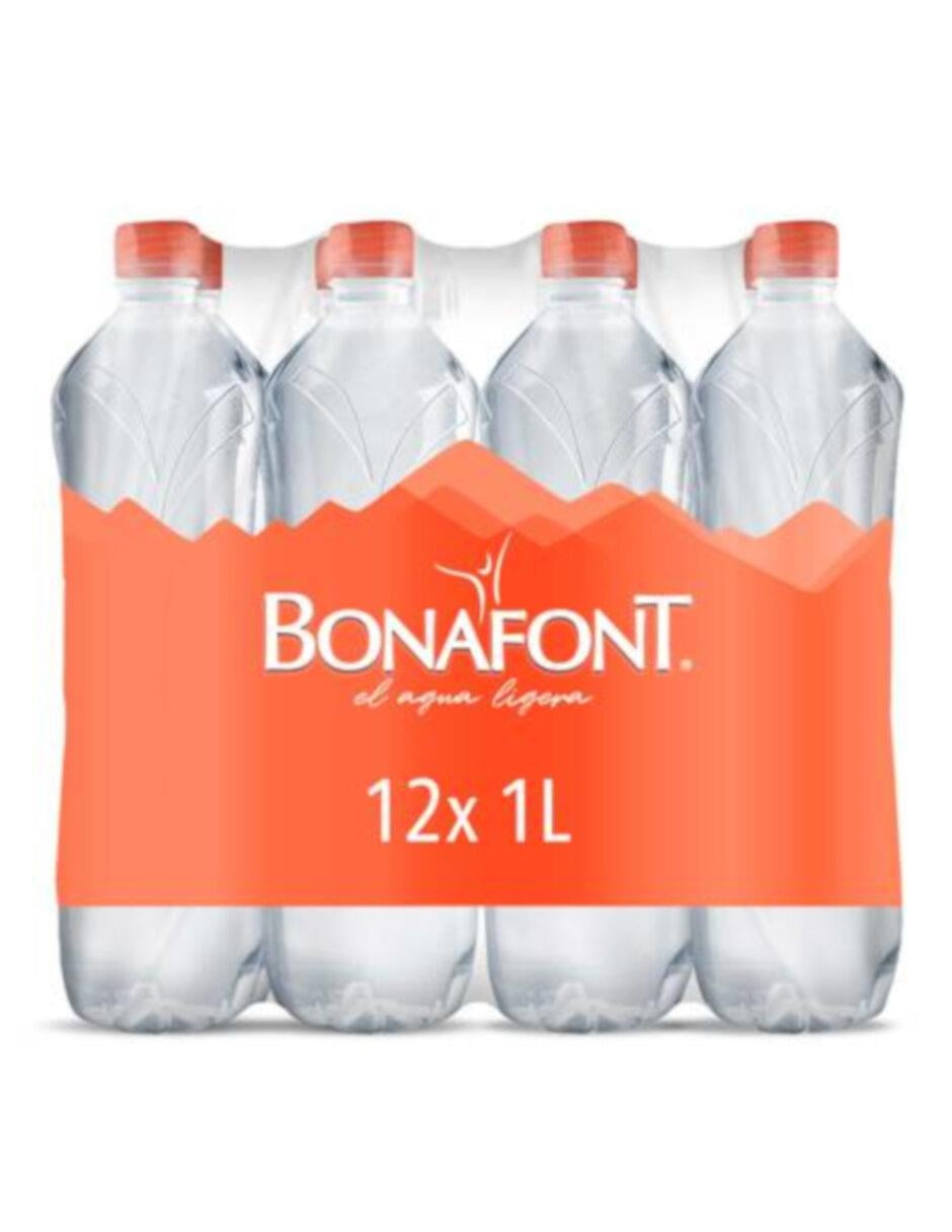 Pack de 12 Agua Bonafont Natural de 1 L Bonafont 1 litro | Walmart en línea