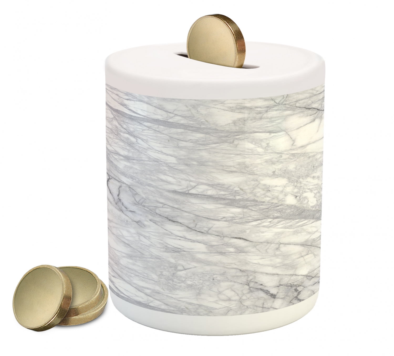 Marble Print Piggy Bank, Granite Surface with Bunch of Fracture Lines ...