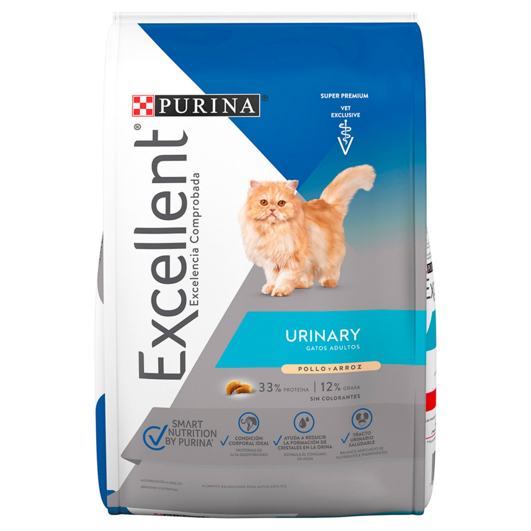 Alimento Para Gato Excellent Urinary Adulto de 7.5Kg | Bodega Aurrera en línea