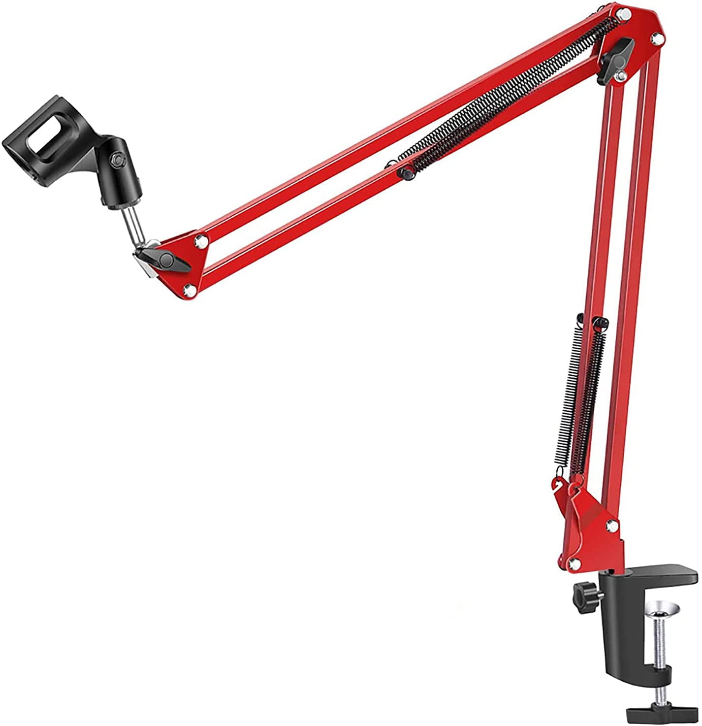 Microphone Stand Suspension Boom Scissor Arm Upgraded Studio Microphone ...