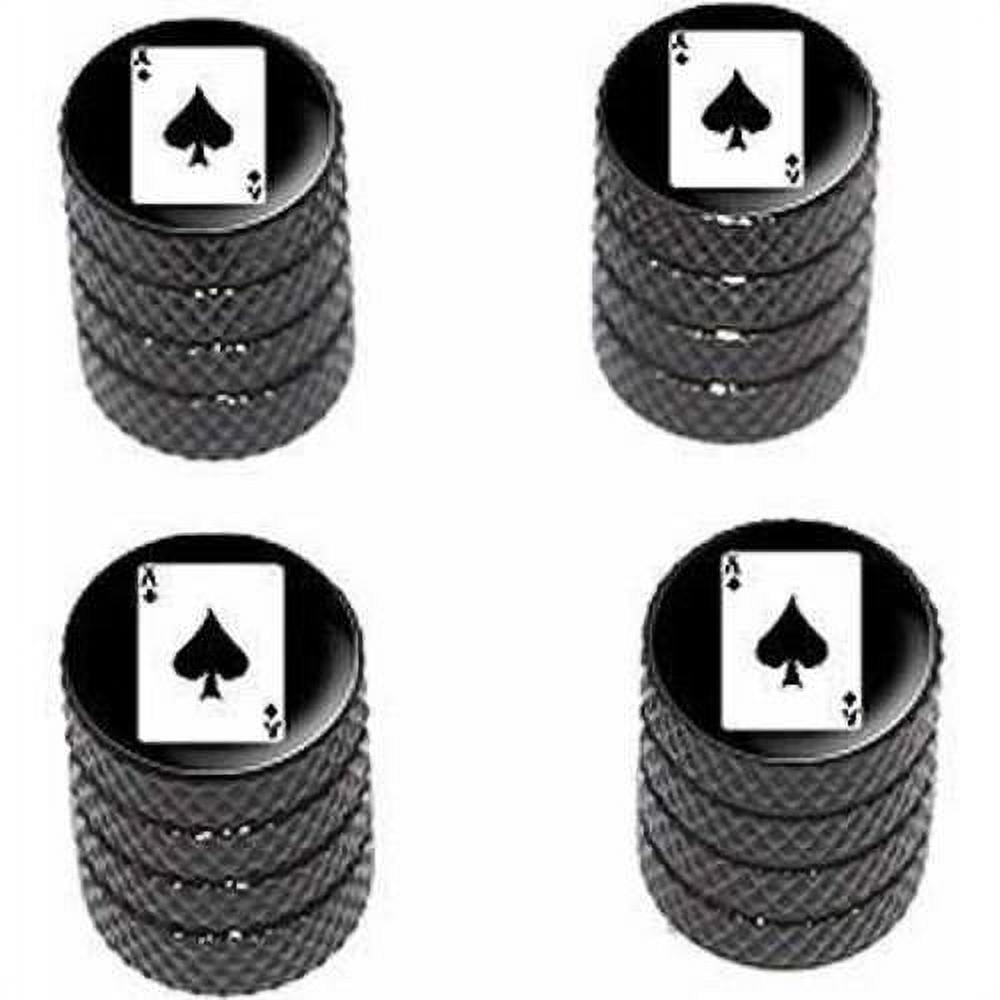 Ace of Spades Playing Cards Tire Rim Wheel Aluminum Valve Stem Caps ...