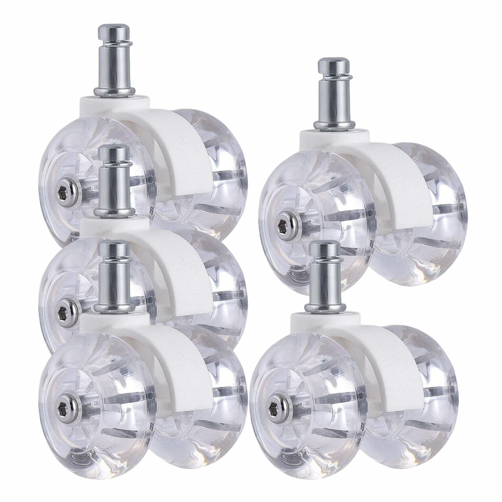 Heavy Duty Office Casters, 5 Pieces, 360 Degree Rotating, for Mute s ...
