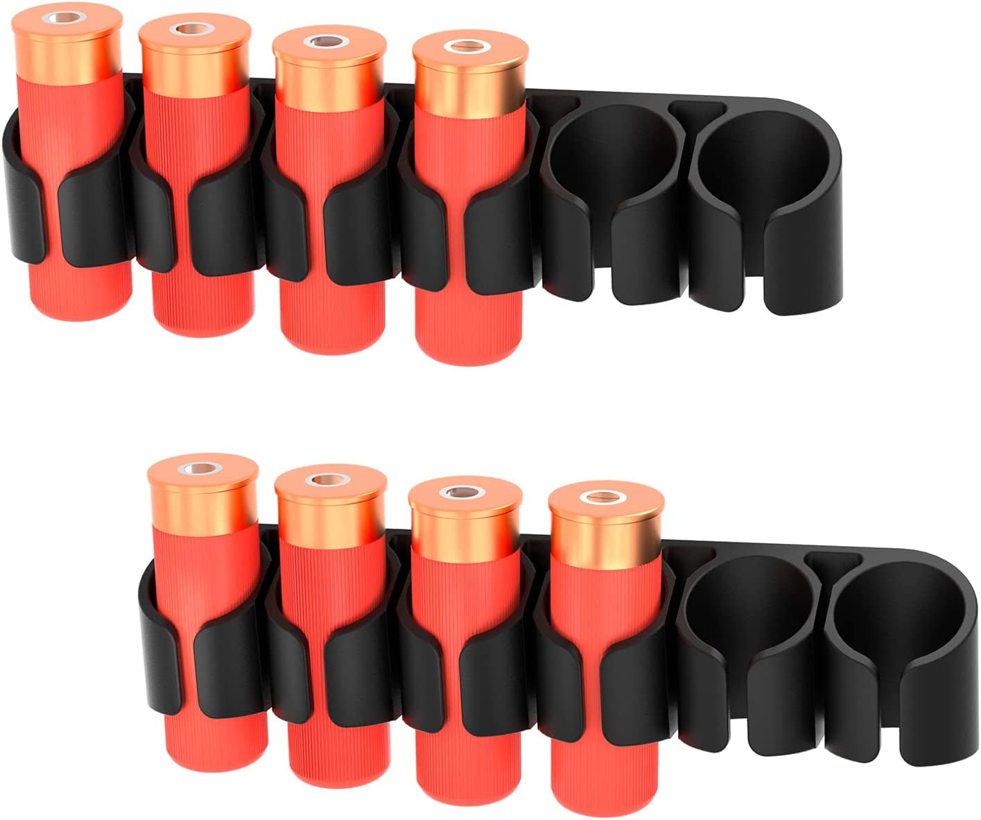 Shotgun Shell Holder Side Saddle for 12 Gauge, 2 Pack Shotshell Carrier ...