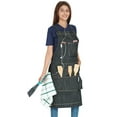 Radicaln Black Kitchen Apron for Men & Women, Adjustable Denim Aprons ...