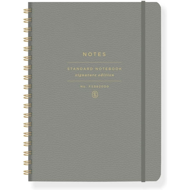 Fringe Studio Standard Spiral Notebook, Faux Leather, Medium (962070 ...