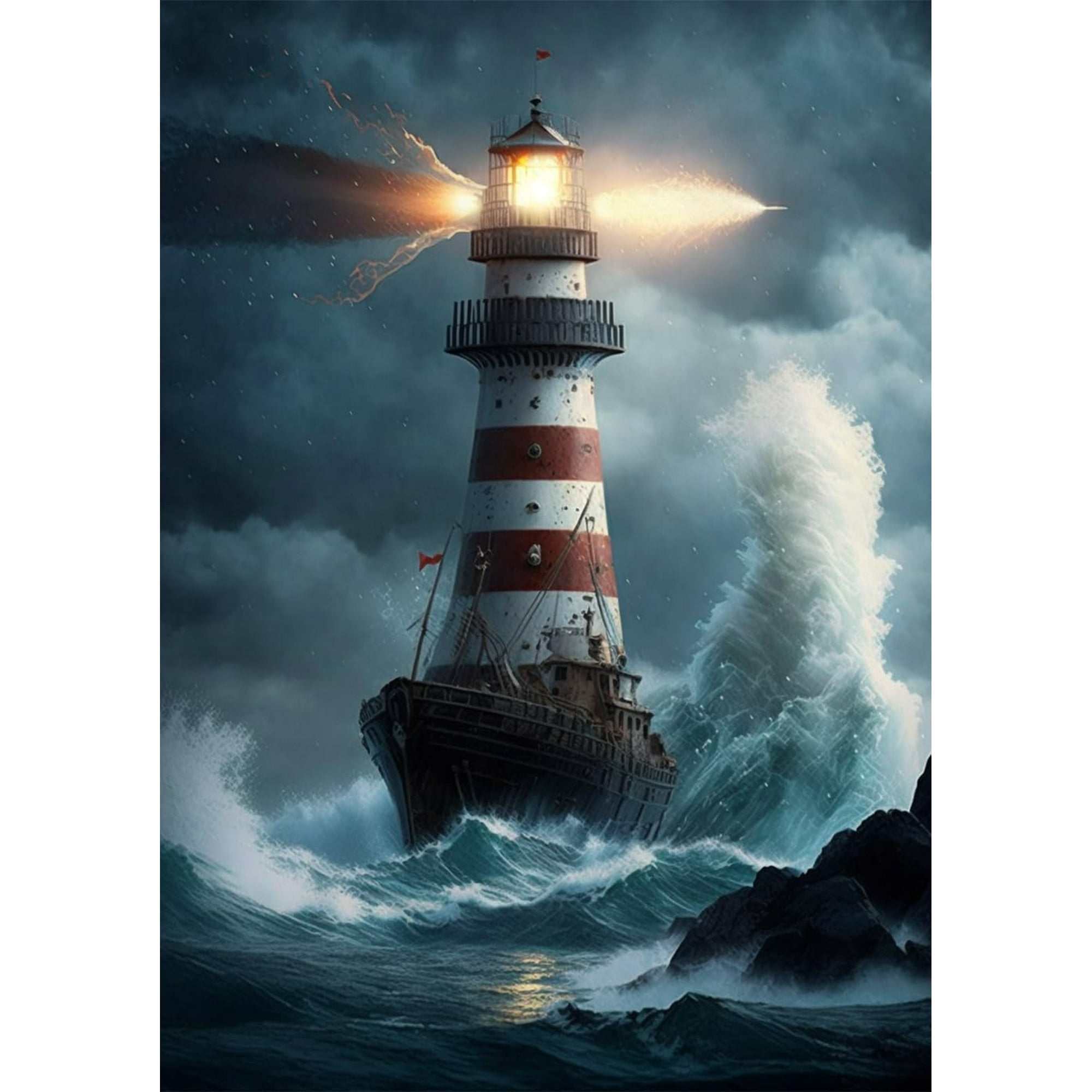 Click here for Wipblak Jigsaw Puzzles Tall Lighthouse Themed Puzz... prices