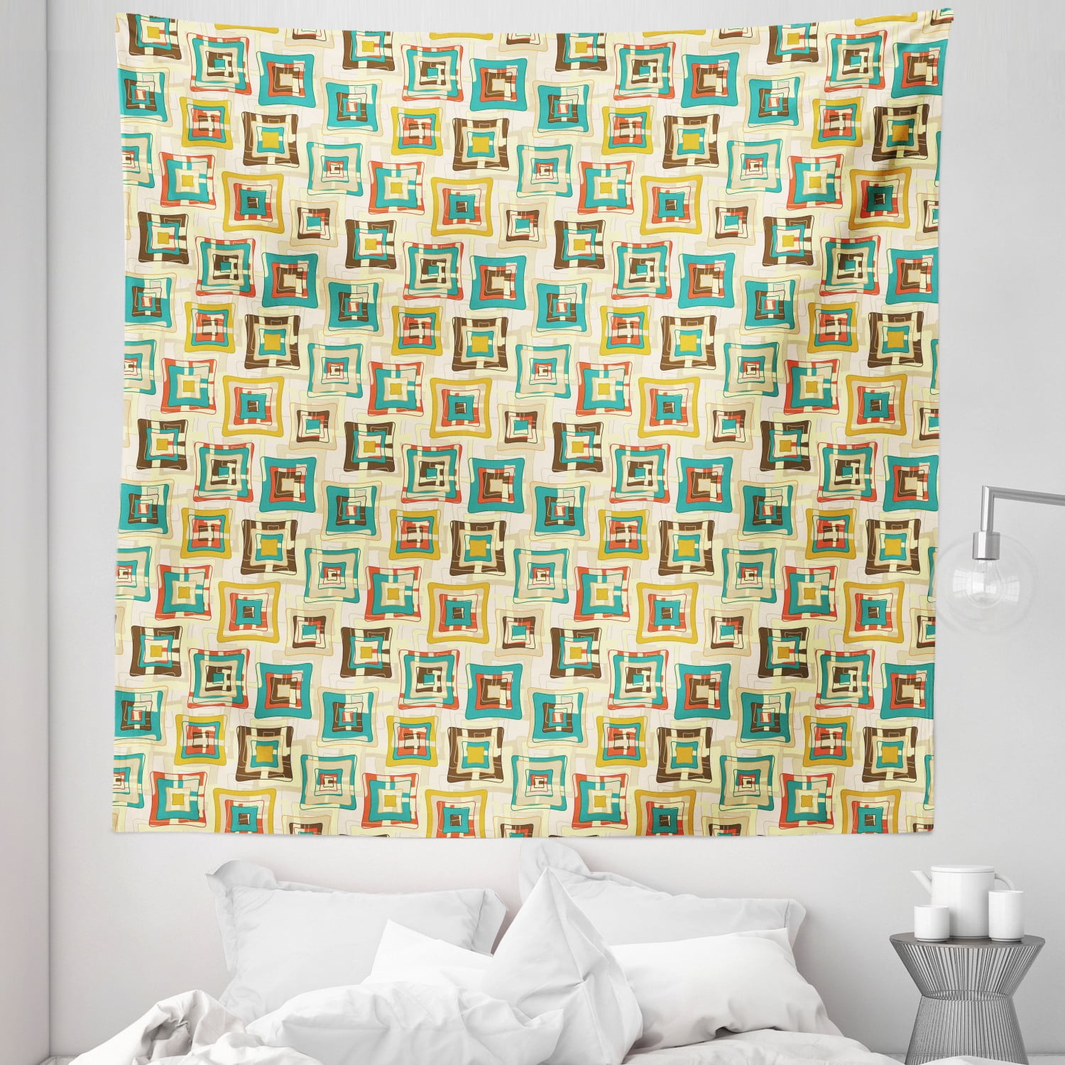 Geometric Tapestry, Abstract Puzzle Style Trippy Fractal Creative ...