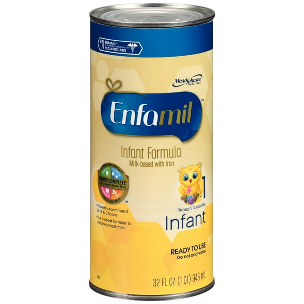 Enfamil? Ready to Use Infant Formula 32 fl. oz. Can - Walmart.com ...