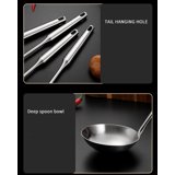 Stainless Steel Wok Spatula, Wok Utensils for Carbon Steel, Wok Tools ...
