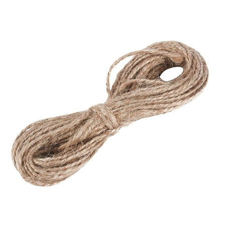 WALFRONT 8M Jute Twine String Hemp Rope Natural Brown For Hang Tag ...
