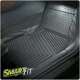 Shop SmartFit 4-Piece Black All-Weather Heavy Duty Car Floor Mats ...