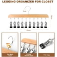 Closet Organizer with 10 Clips - Space Saving Hanging Closet Organizer ...