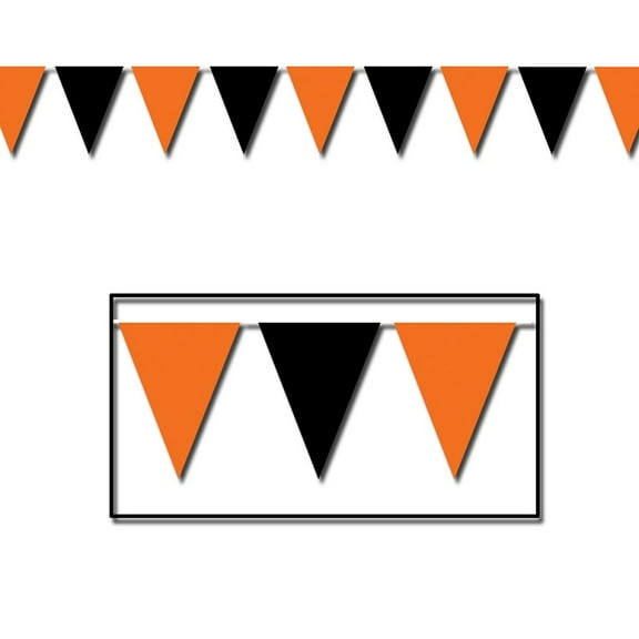 Beistle Club Pack of 12 Multi-Colored Circus Themed Outdoor Pennant ...