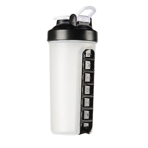 Outdoor Portable Pill Cup Shaking Cup 700ML Sports Water Cup with ...