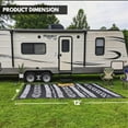 Glamplife Reversible RV Rug - Large Outdoor Recycled Mat 9x12 - Tribal ...