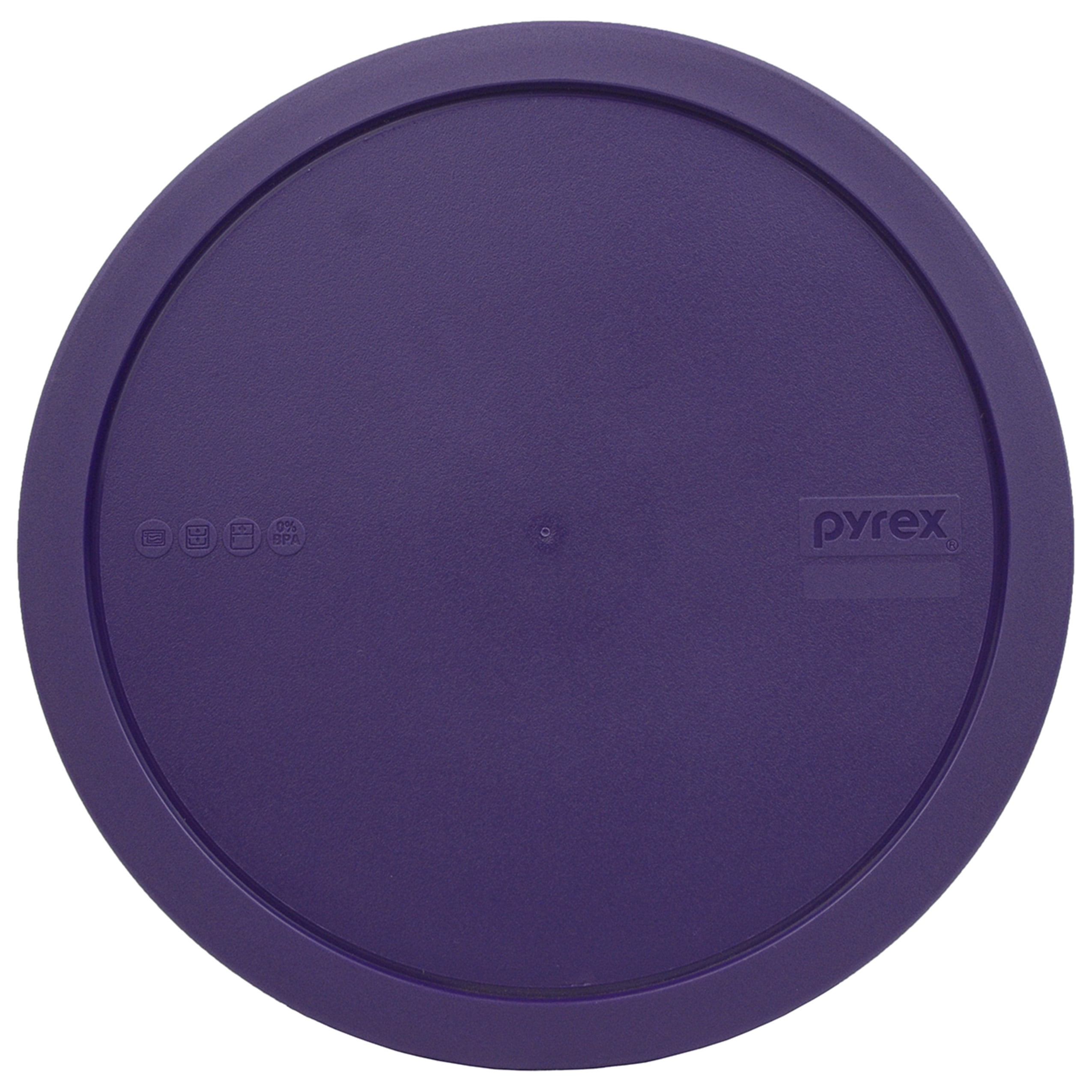 Pyrex 325-PC Plum Purple Plastic Round Food Storage Replacement Lid ...