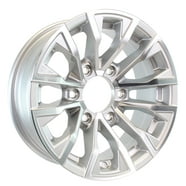 15x8 Vision 55 Rally Silver 5x139.7 5x5.5 ET-12 Wheel Rim - Walmart.com