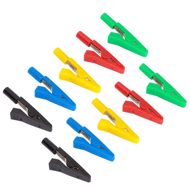 Fyydes Clip Test Kit,Electrical Wire Test Clips Clamps 30V‑60V ...