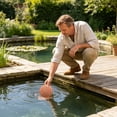 3.9In Bird Bath Copper Disk Anti Algae Water Cleaner Round Purification ...