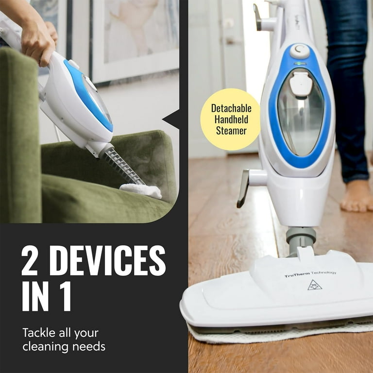 Steamer for tile store
