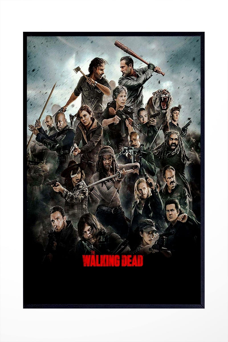 The Walking D.e.a.d 2018, TV Series Film Poster Frameless Gift 12 x 18 inch(30cm x 46cm ...