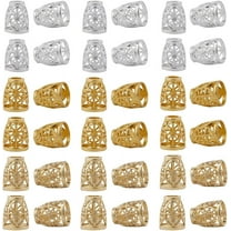 1box 1 Box 30Pcs 3 Colors Metal Bell Stopper 5x8x12mm Conical Cord Ends ...