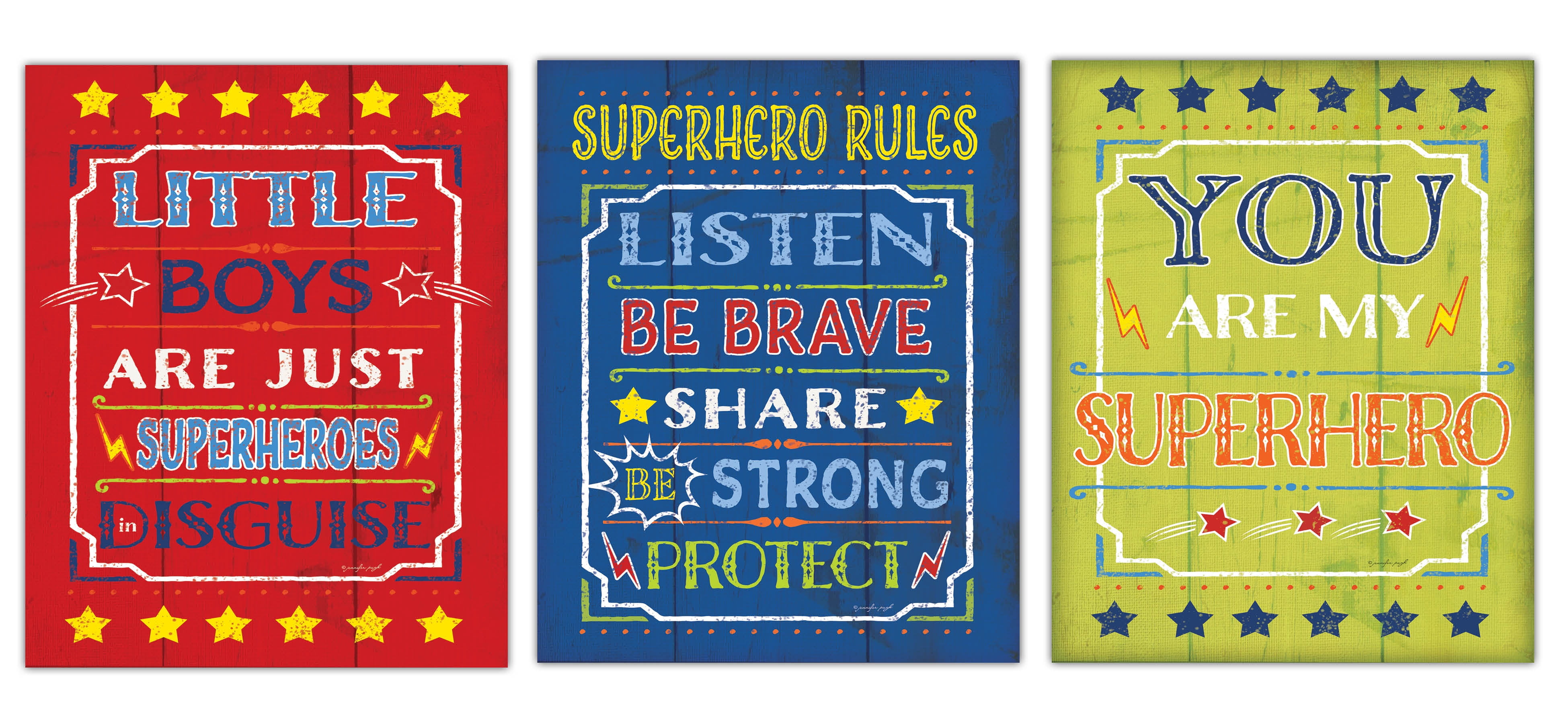 Prints superhero printable Pow print Superhero print set printable ...