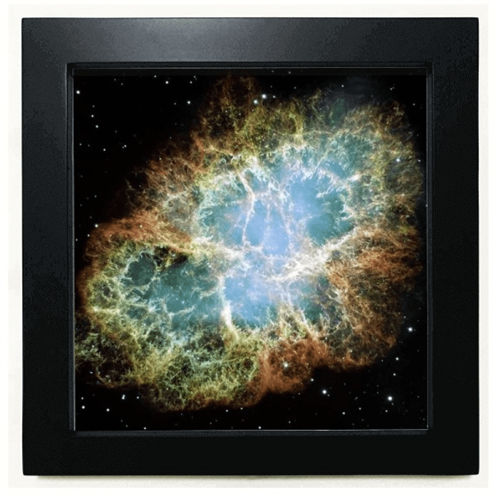 Universe Space Mystery Nebula Black Square Frame Picture Wall Tabletop ...
