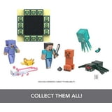 Minecraft 3.25-in Scale Glow Squid Action Figure with Portal Piece ...