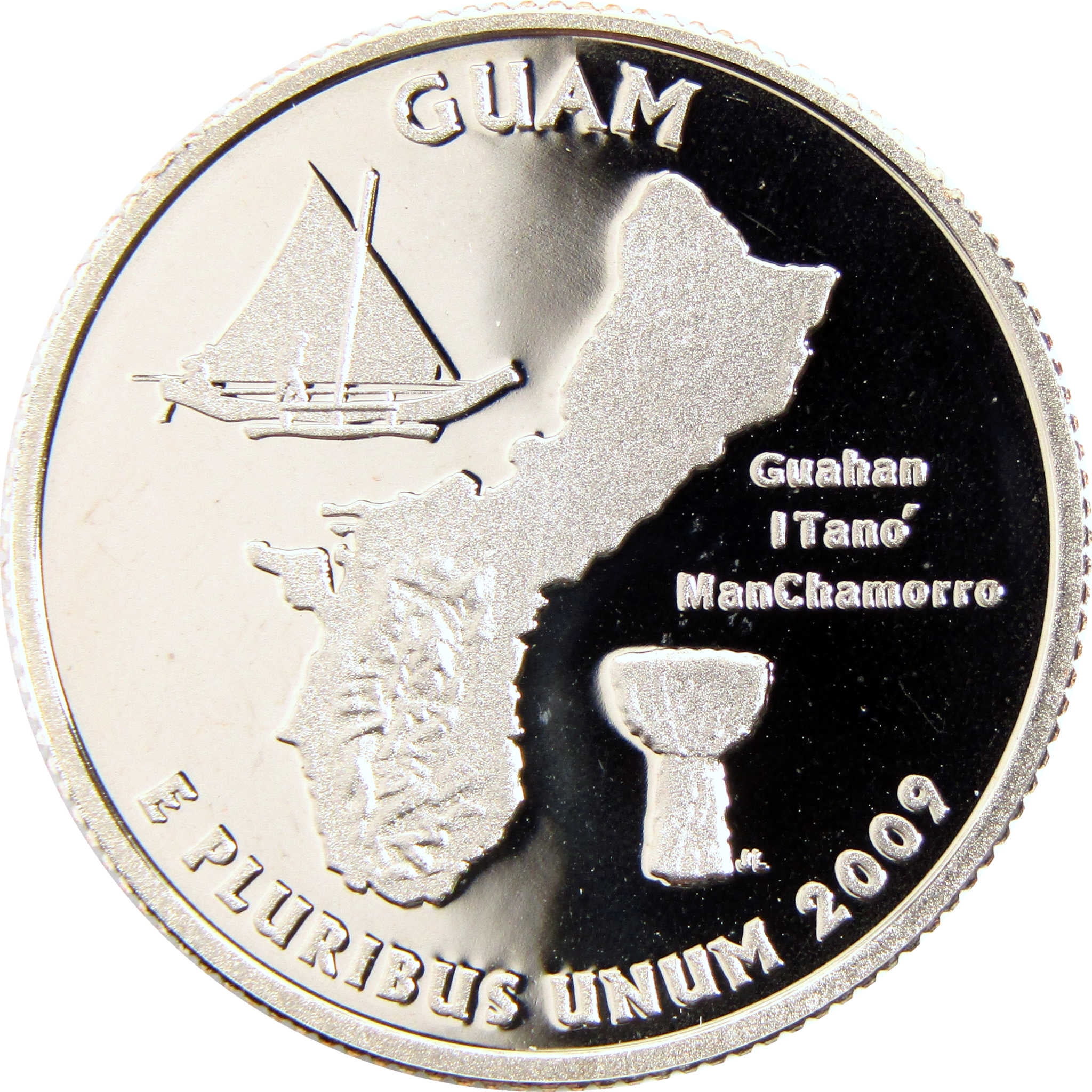 2009 S Guam DC & US Territories Quarter Clad 25c Proof Coin - Walmart.com