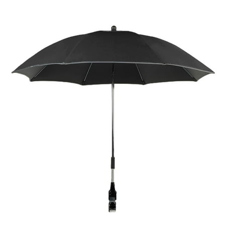 Parasol for Baby Pushchair//Stroller/Pram/Jogger children Garden Black ...
