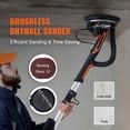 Drywall Sander 800W Brushless Motor Electric Sander, with Double-Deck ...