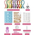 Qhou 19Pcs Paper Quilling Kit, 45 Colors 900 Strips, Quilling Tools ...
