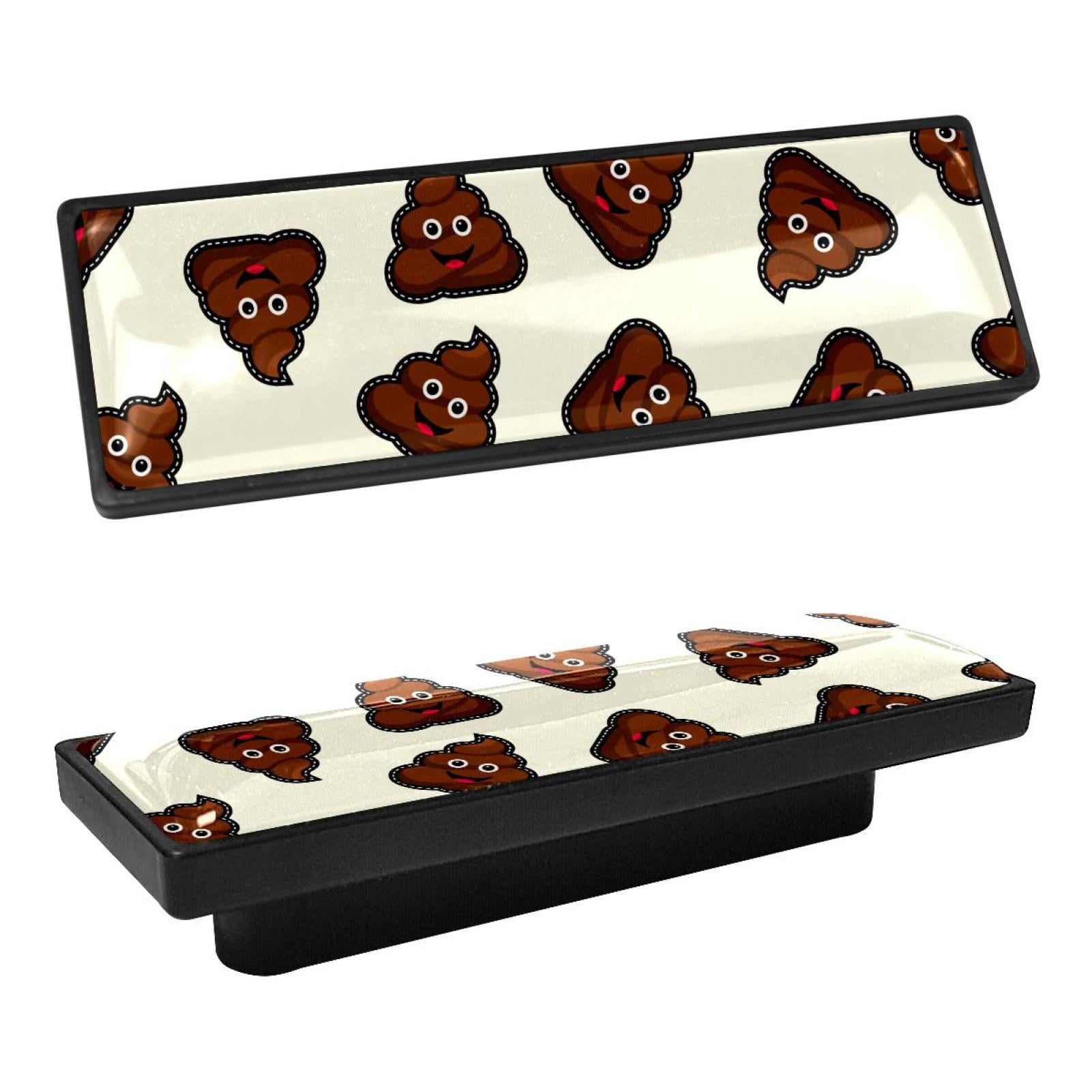 4 Pcs Rectangle Cabinet Handle Cupboard Knob Drawer Pulls Handle Dark ...