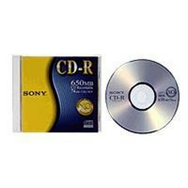 Sony - CD-R - 650 MB (74min) - jewel case - Walmart.ca
