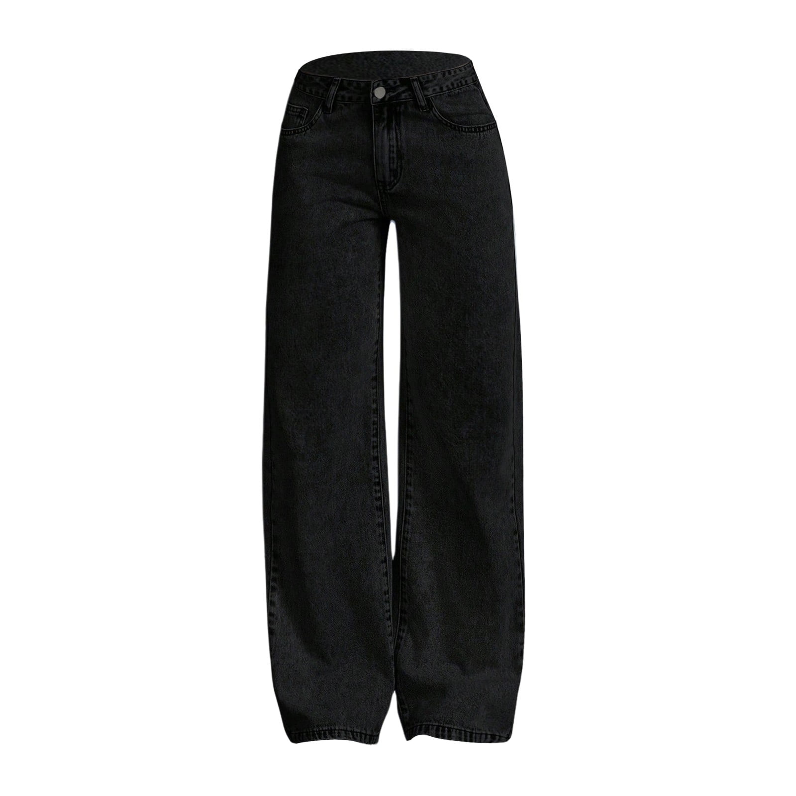 Click here for Breezora Embroidered Bow Jeans For Girls Wide Leg... prices