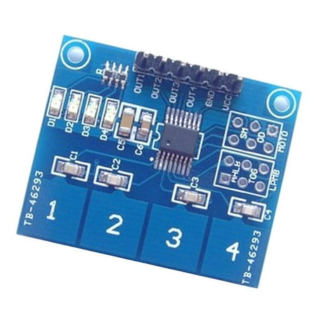Ttp224 4 Channel Digital Module with button 4 Channel Level Indicator ...