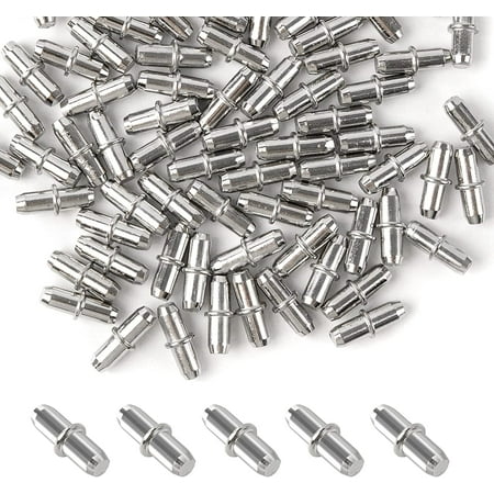 SHARKDOOK 100 Pieces Shelf Cleats Shelf Support Pins Shelf Pins Cabinet ...