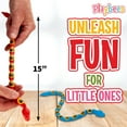 Playbees Wiggly Jointed Snakes - Pack of 12 - Wacky and Educational ...