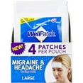 WellPatch Cooling Headache Patches, Migraine Aid, 8 Hour Relief, 3 Pack ...