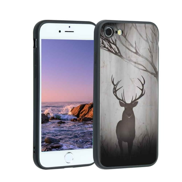Compatible with iPhone 8 Phone Case, Deer-Animal-Print-45 Case Men ...