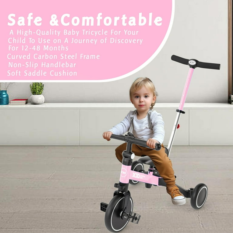 XJD 7 in 1 Toddler Tricycle with Push Handle,Toddler Bike XJD 7 in 1 Toddler Tricycle with Push Handle,Toddler Bike