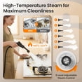 2500W Handheld Steam Cleaner for Home, 6-Level High Pressure Steam Gun ...