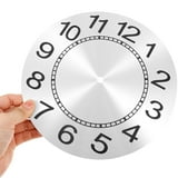 HOMEMAXS Round Wall Clock Dial Panel Replacement DIY Digital Clock Part ...