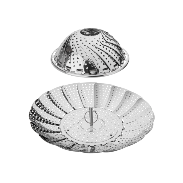 Vegetable Steamer Baskets, Stainless Steel Folding Steamer Insert For ...