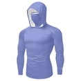 BRGZLK Long Sleeve Sun Shirt for Men Summer Casual Solid Color UPF 50 ...