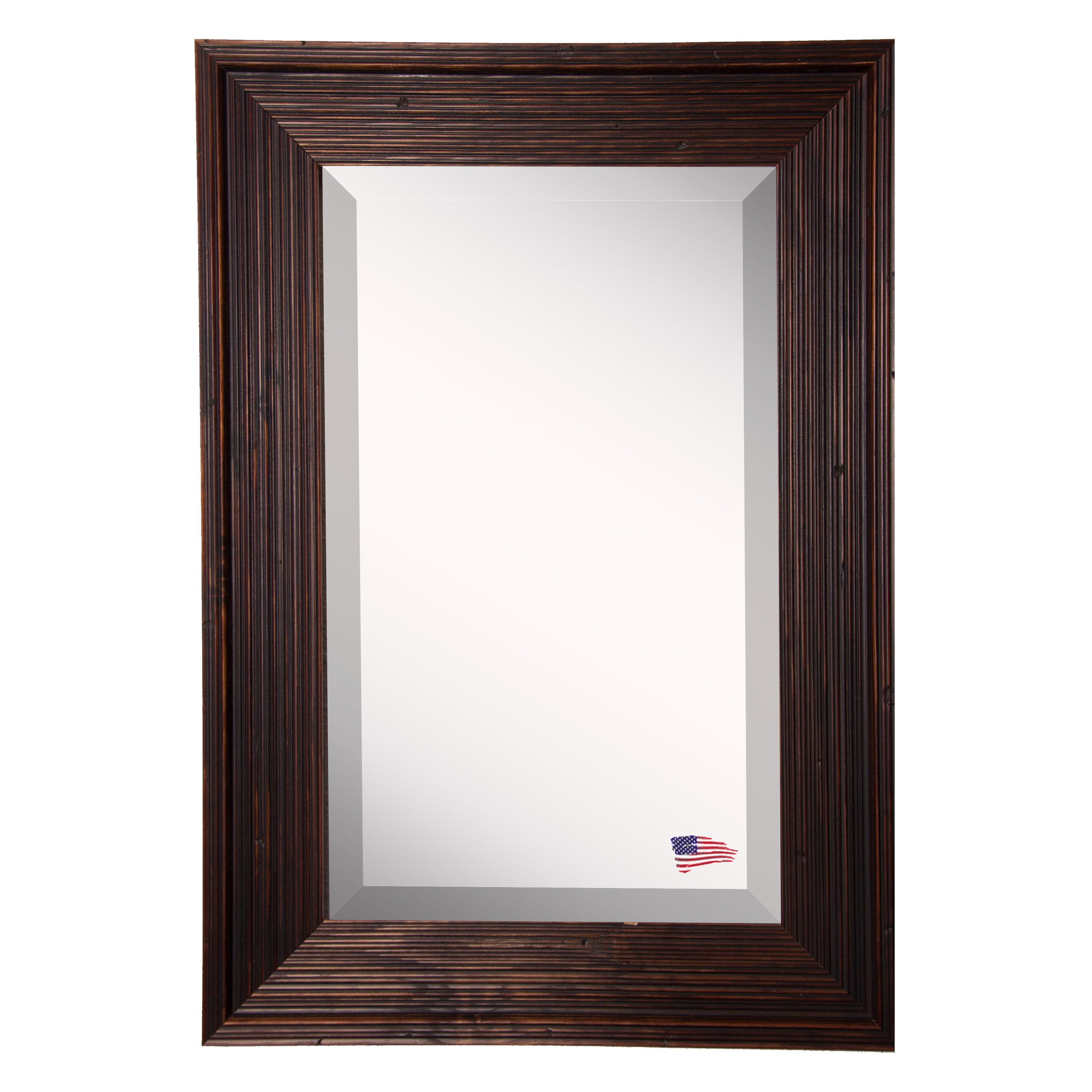 Rayne Mirrors Barnwood Brown Wall Mirror - Walmart.com