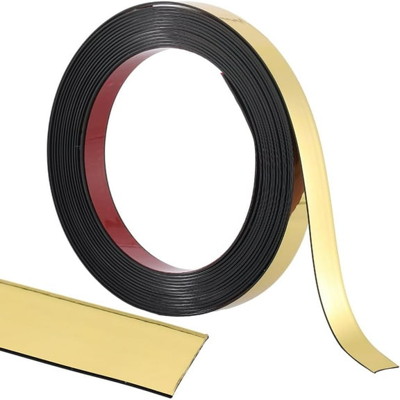 5m*20mm Molding Trim Peel and Stick Sandy Brown Flexible Mirror Border ...